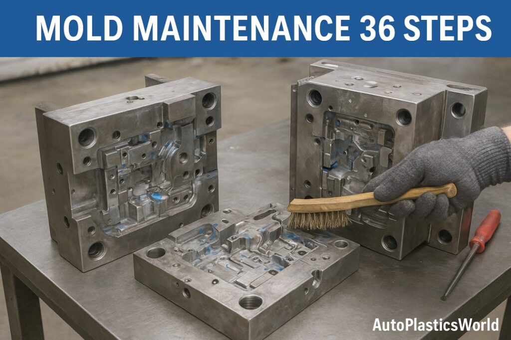 Mold Maintenance Process Detail in 36 Step with pictures